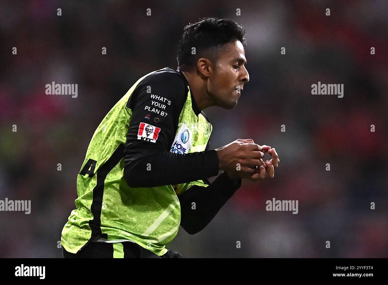 Sydney, Australia. 21st Dec, 2024. Tanveer Sangha of Sydney Thunder ...