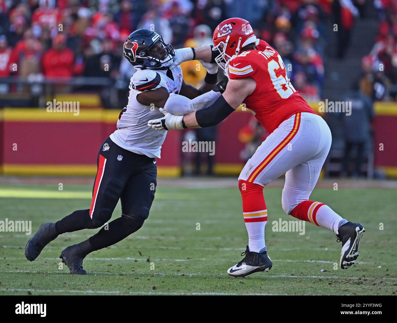 Houston Texans defensive end Will Anderson Jr. (51) rushes against ...