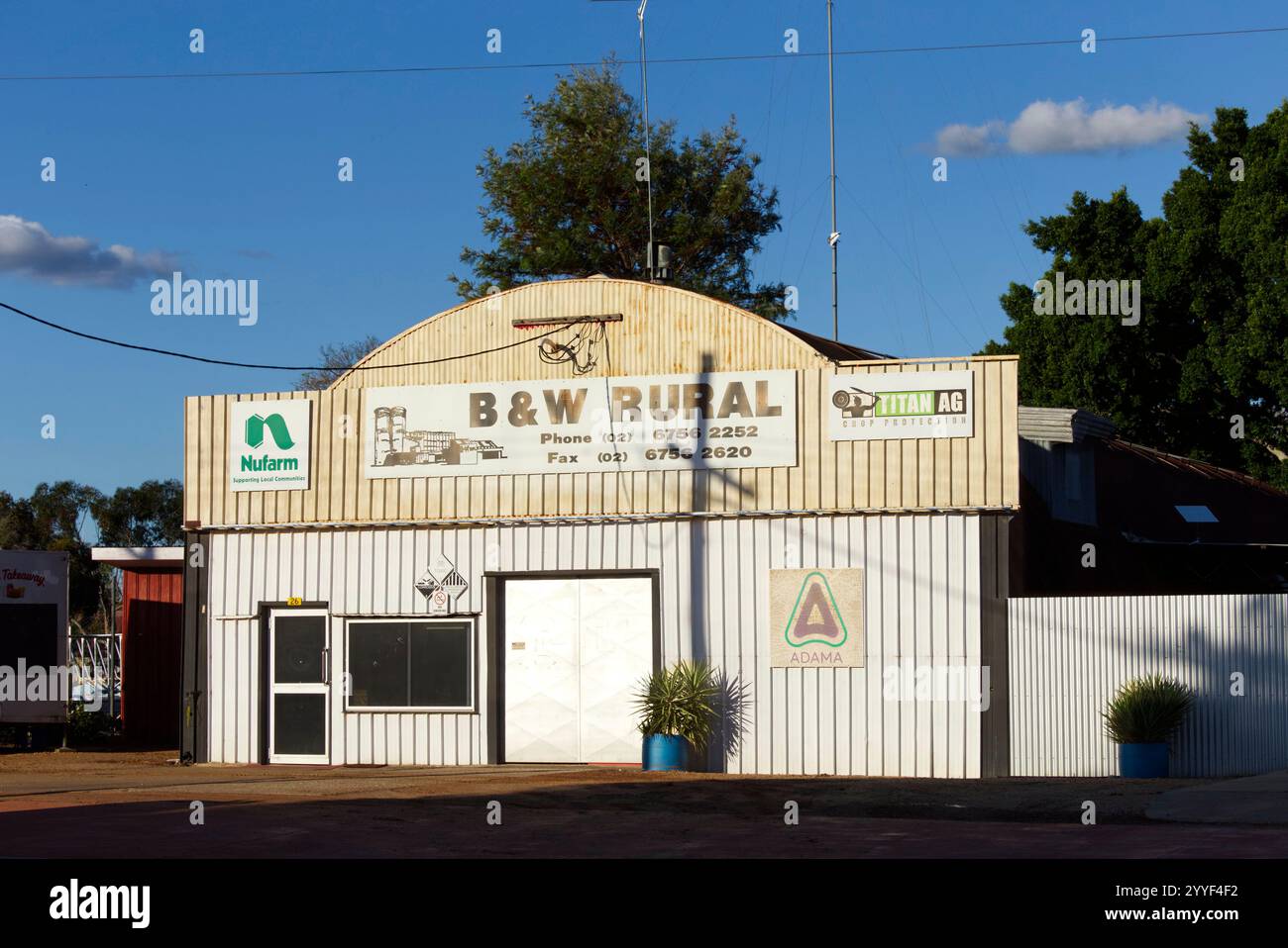 Rural Supplies housed in a Nissen hut in Collarenebri New South Wales ...