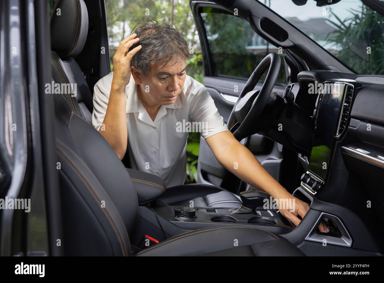 Searching key inside car hi-res stock photography and images - Alamy