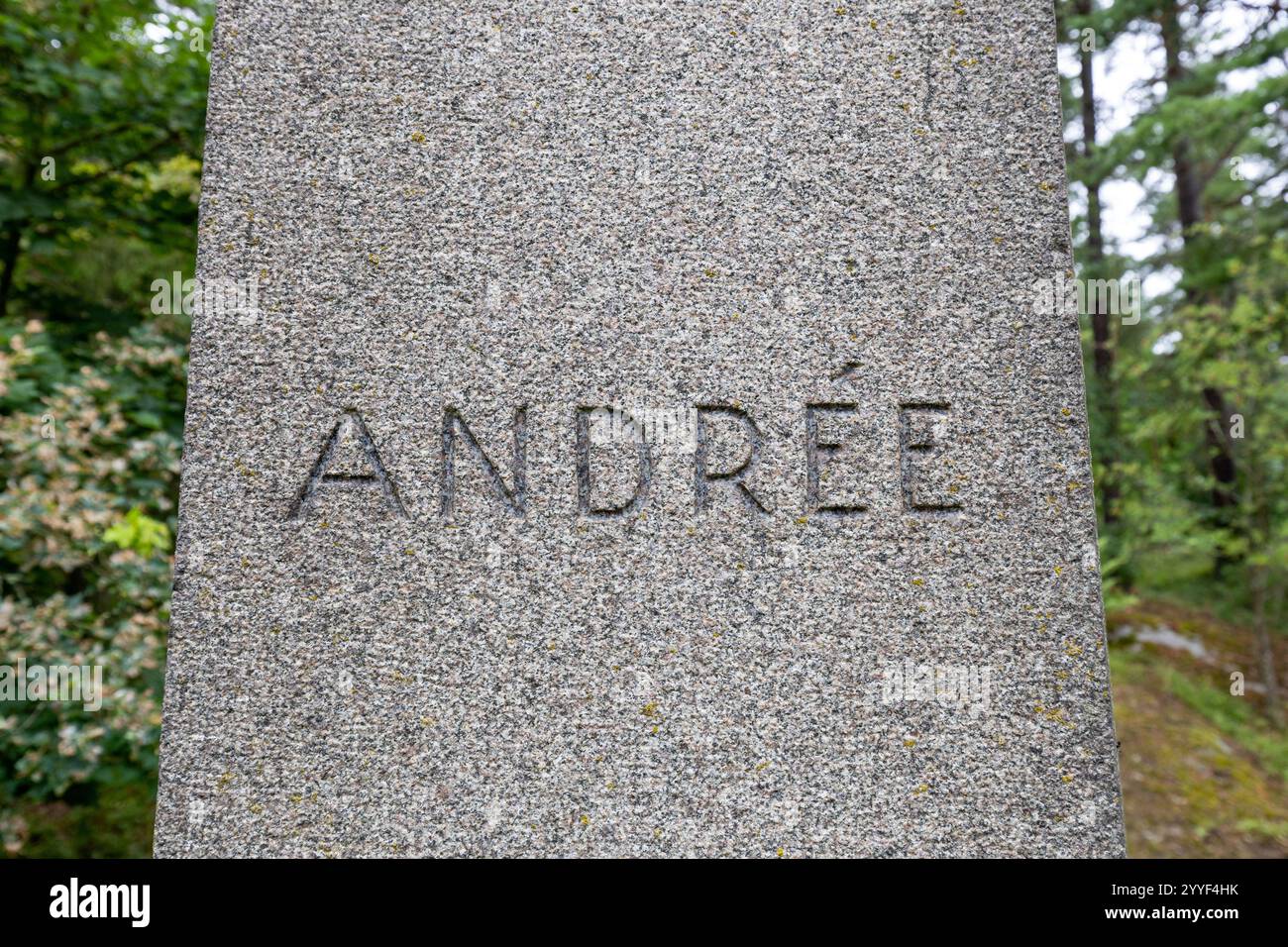 Stockholm, Sweden - July 16 2024: Andree balloon expedition monument ...