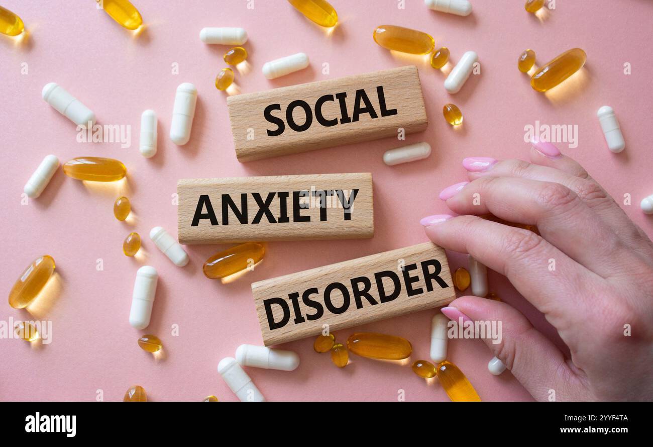 Social Anxiety Disorder symbol. Concept words Social Anxiety Disorder ...