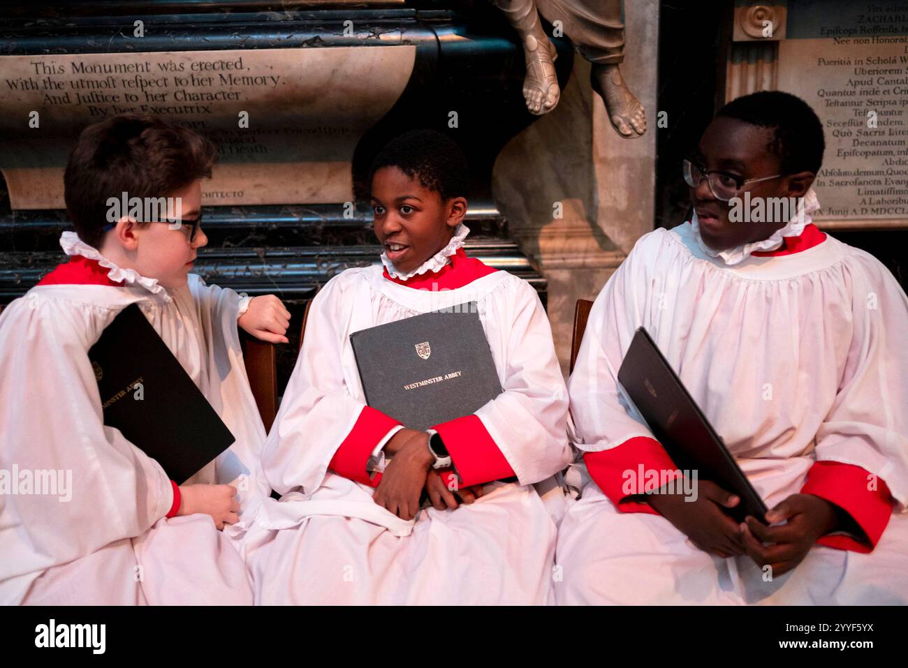 Boy choristers during the Together At Christmas carol service at ...