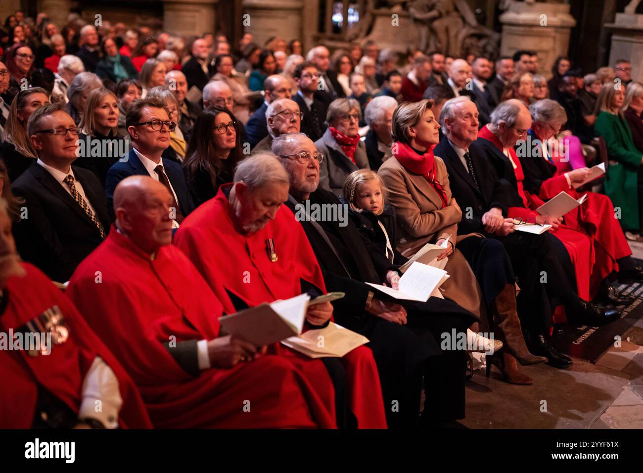 Members of the audience during the Together At Christmas carol service ...