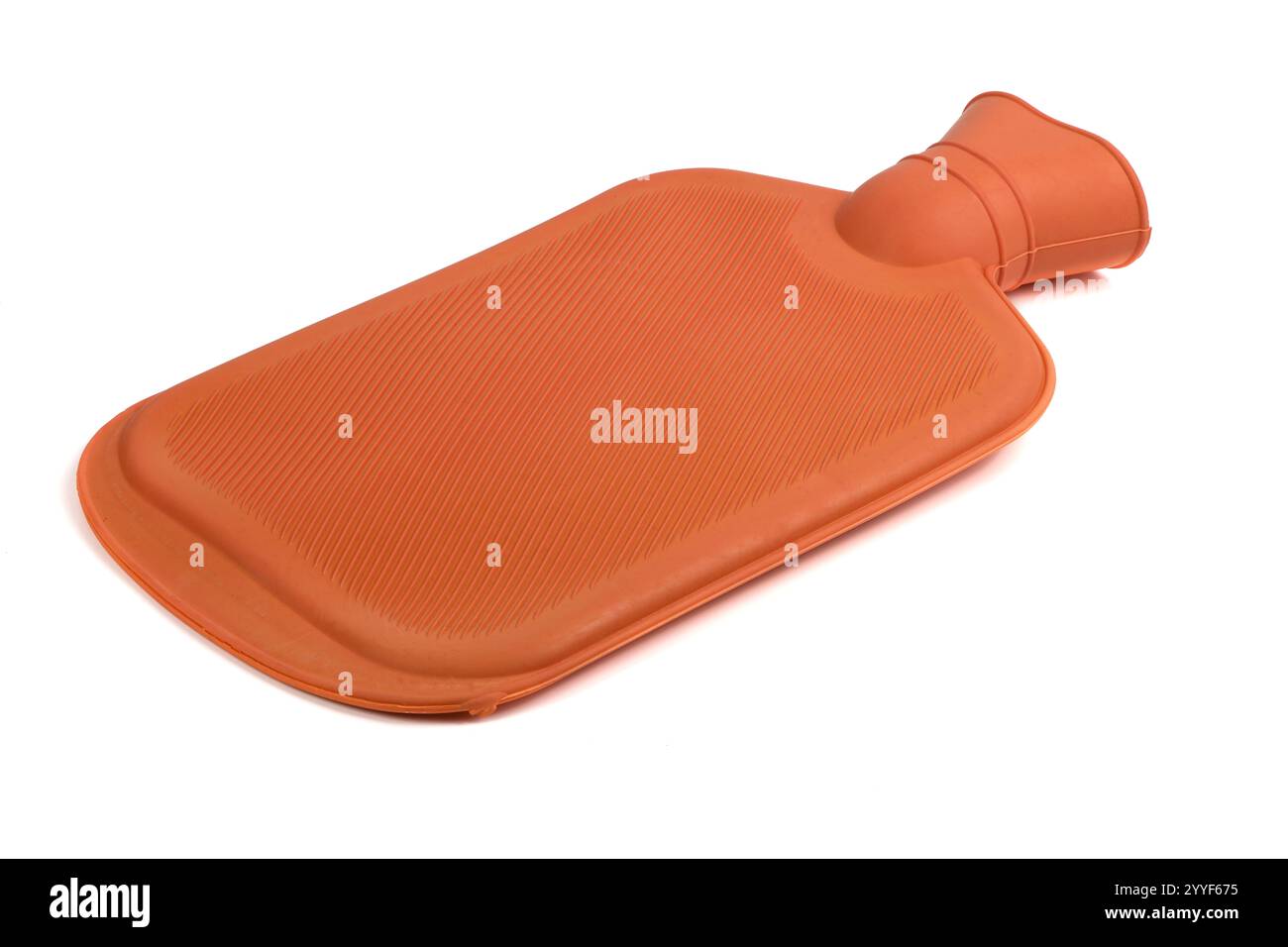 Rubber orange heating pad. Orange rubber heating pad isolated on a ...