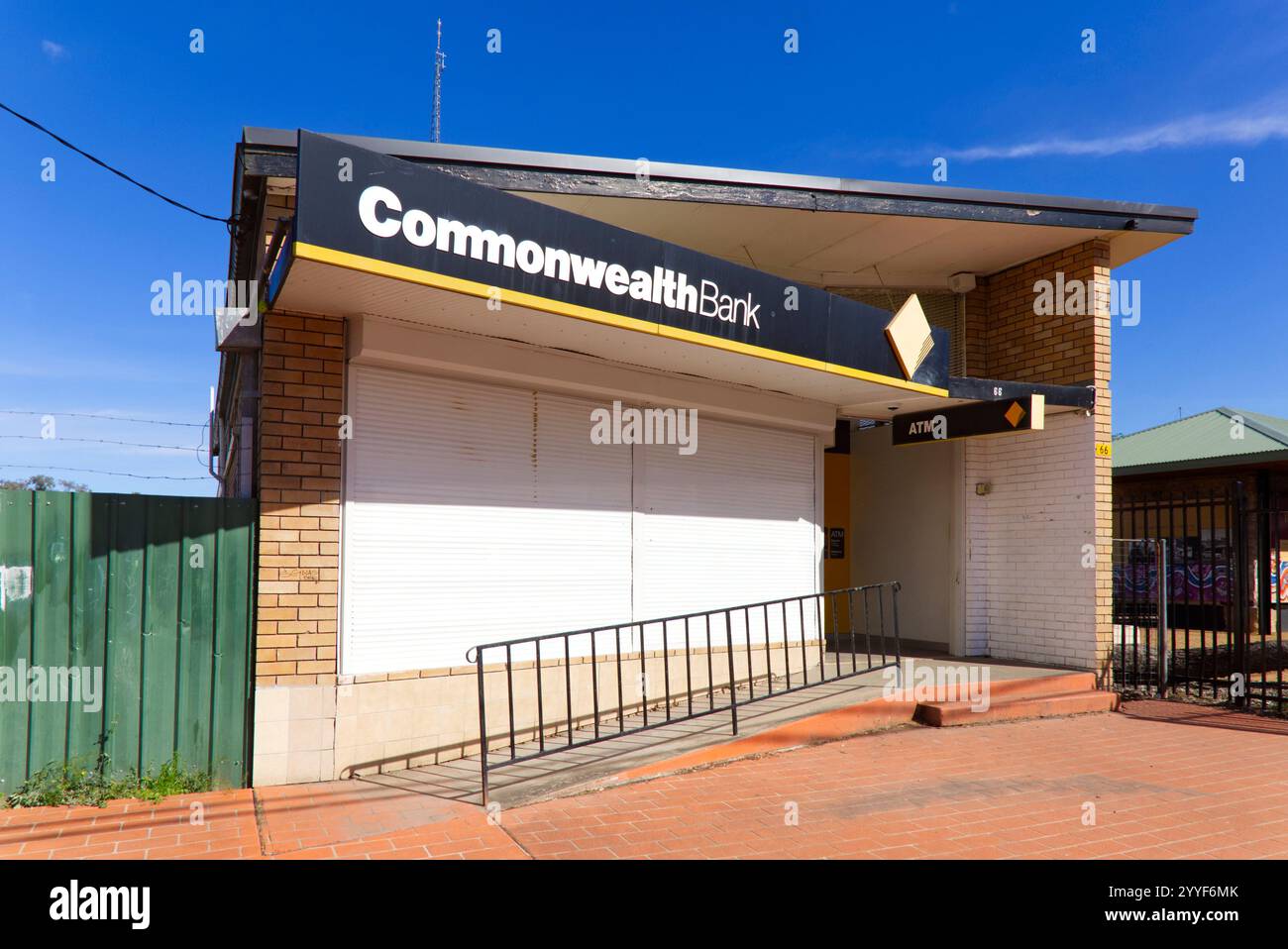 Commonwealth Bank CBA building in Walgett New South Wales Australia ...