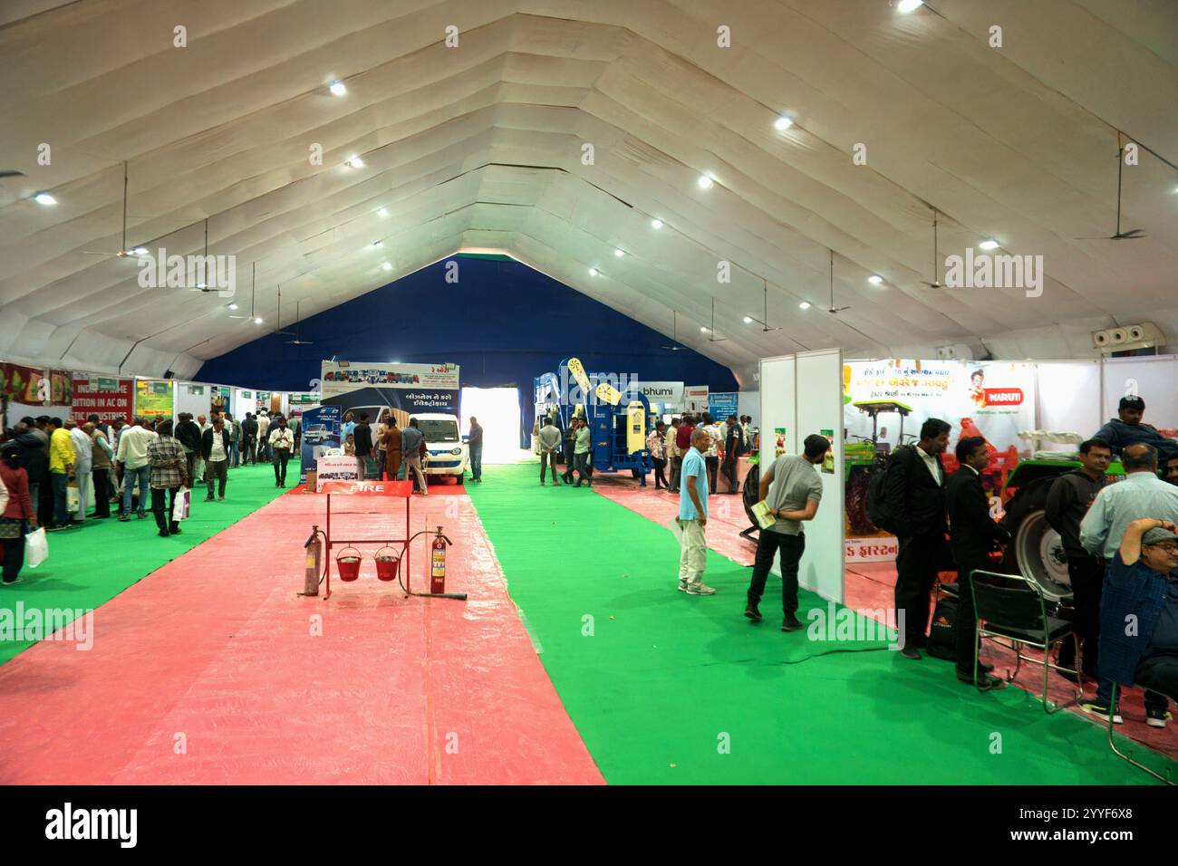 Rajkot, Gujarat, India. 21th December, 2024. Day 2 of Agri World Expo ...