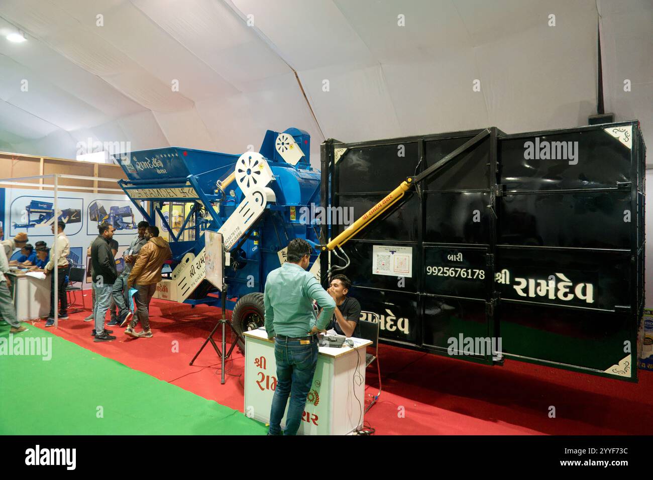 Rajkot, Gujarat, India. 21th December, 2024. Day 2 of Agri World Expo ...