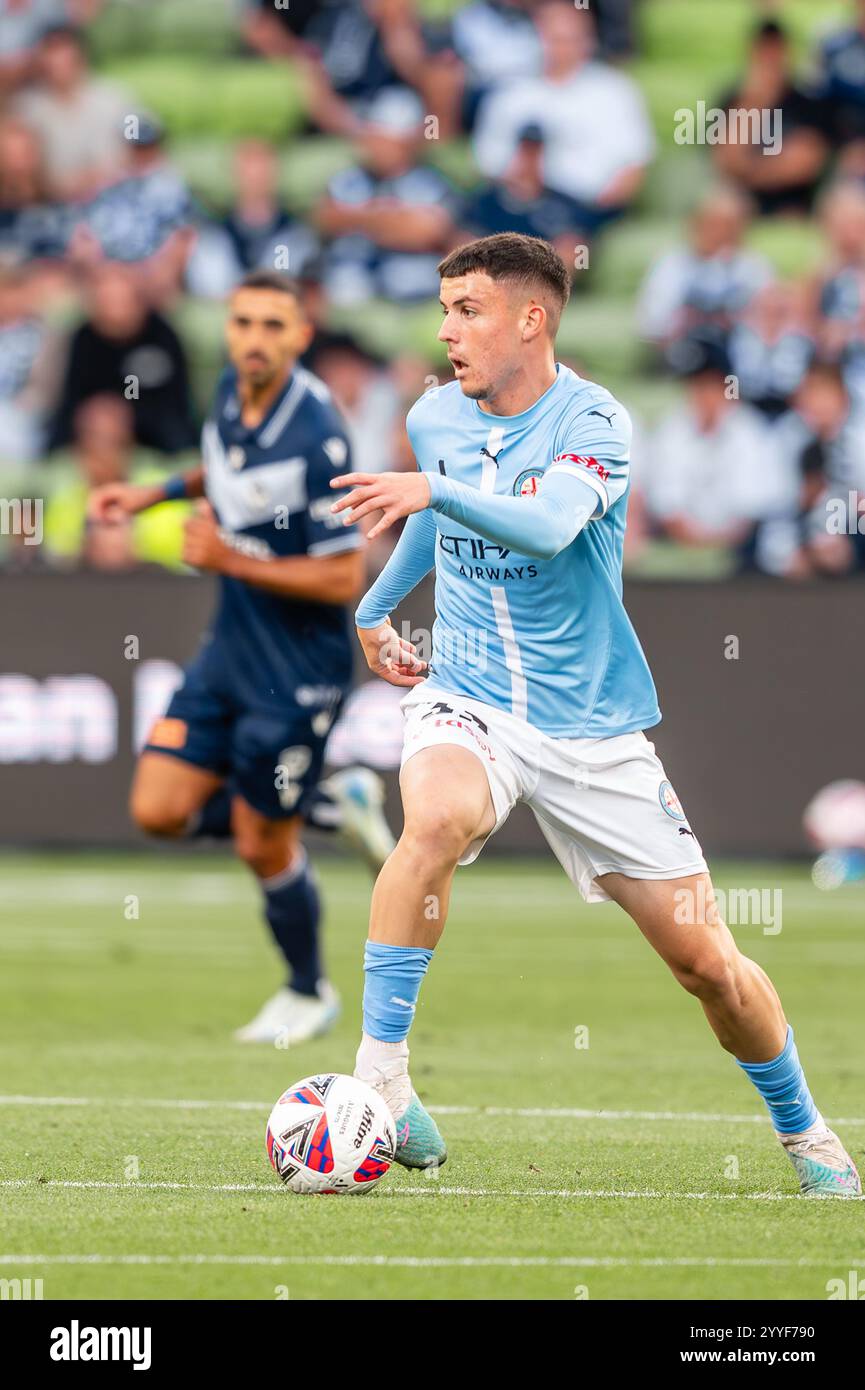 Melbourne, Australia. 21st Dec, 2024. Melbourne City's Medin Memeti ...