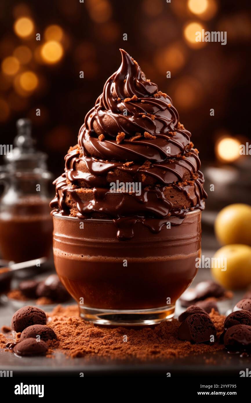 Ice cream realistic milk dessert hi-res stock photography and images ...