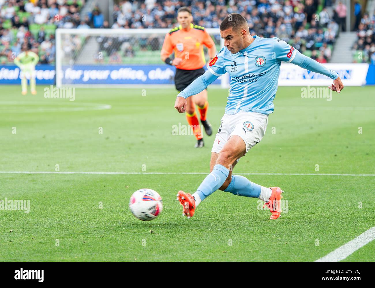 Melbourne, Australia. 21st Dec, 2024. Harry Politidis (Melbourne CIty ...