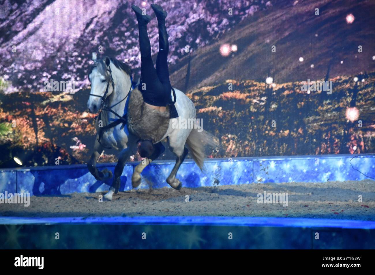 Cavalluna Show Kuenstler Muenchen 21.12.2024. CAVALLUNA Kids Showpalast Muenchen, Hans-Jensen ...