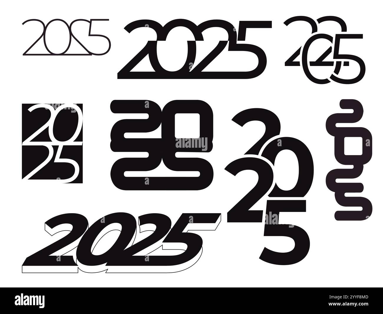 New years background two Stock Vector Images - Alamy