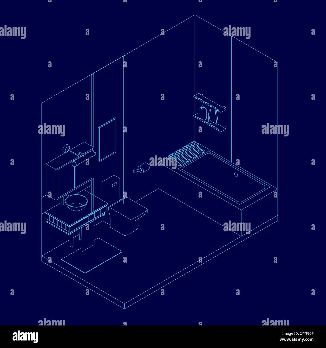 Isometric projection vector vectors hi-res stock photography and images ...