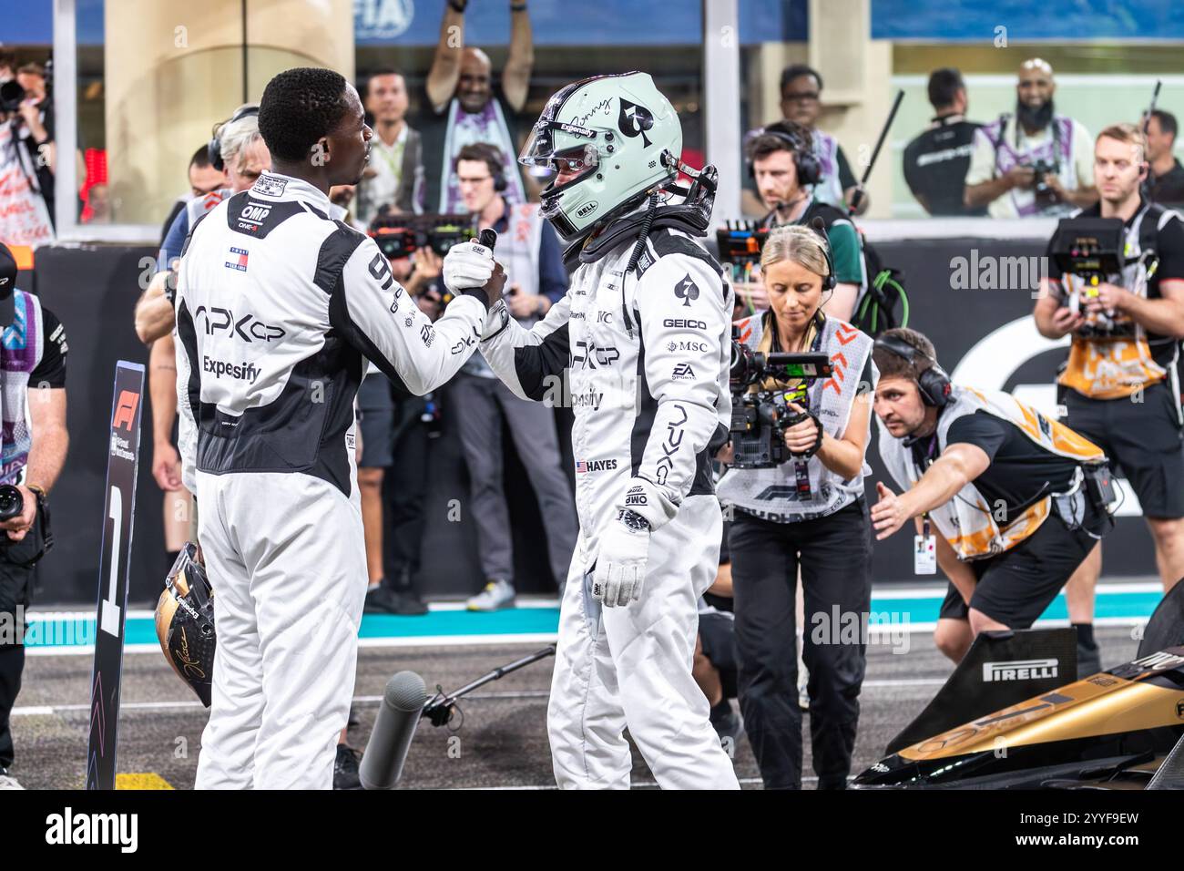 Yas Island, Abu Dhabi. 6-8 December 2024. F1 Abu Dhabi Grand Prix. The ...