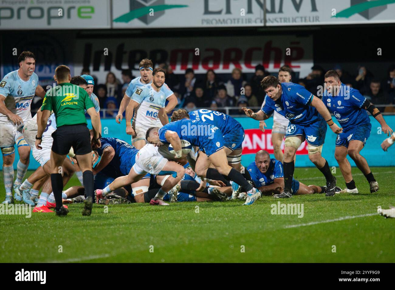 Vannes, France. 21st Dec, 2024. Michael Ruru of Vannes during the ...