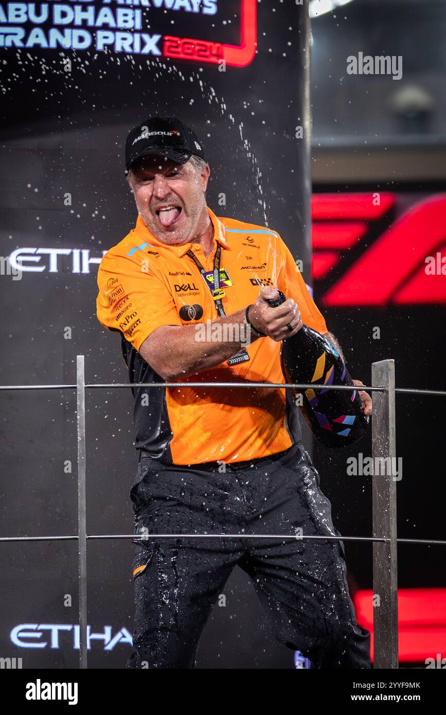 Yas Island, Abu Dhabi. 6-8 December 2024. F1 Abu Dhabi Grand Prix. Zak ...