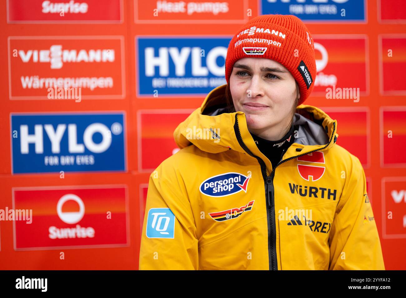 Selina Freitag (Deutschland) in der Leaders Box, SUI, FIS Viessmsann ...