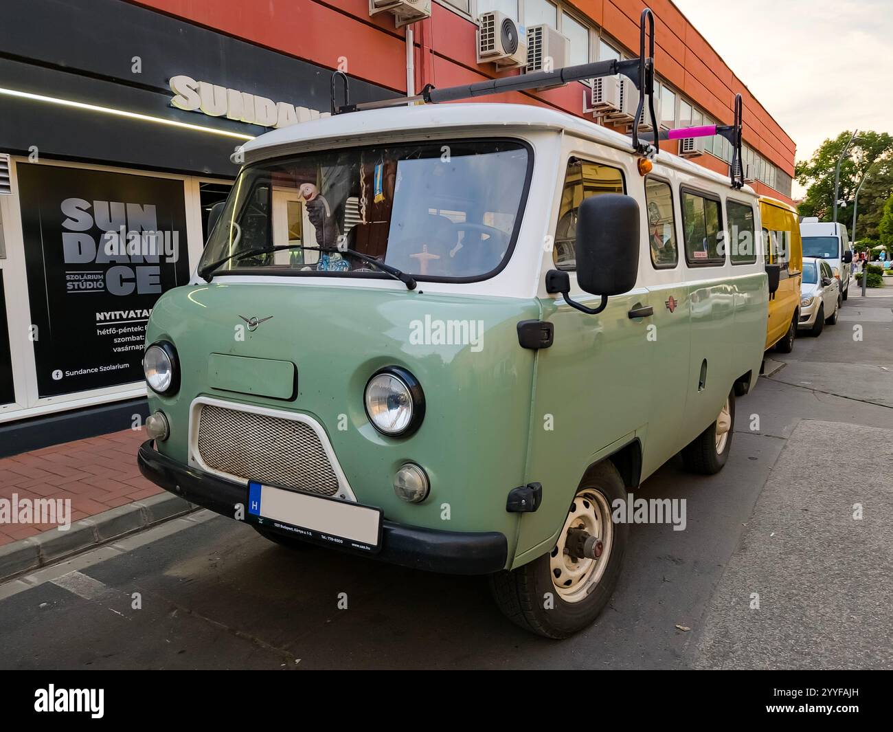 UAZ-452 the Soviet four wheel drive off-road van Stock Photo - Alamy