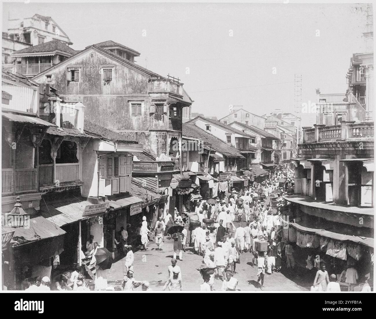 Bombay, The Said-Memon Street. Vintage Archive Photograph of India by ...