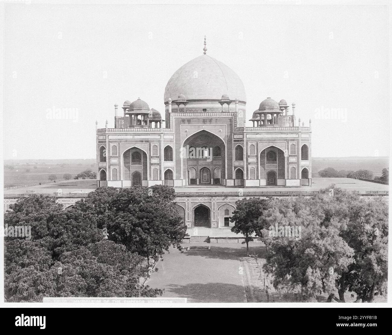 Delhi, Mausoleum of the Emperor Humayoon. Vintage Archive Photograph of ...