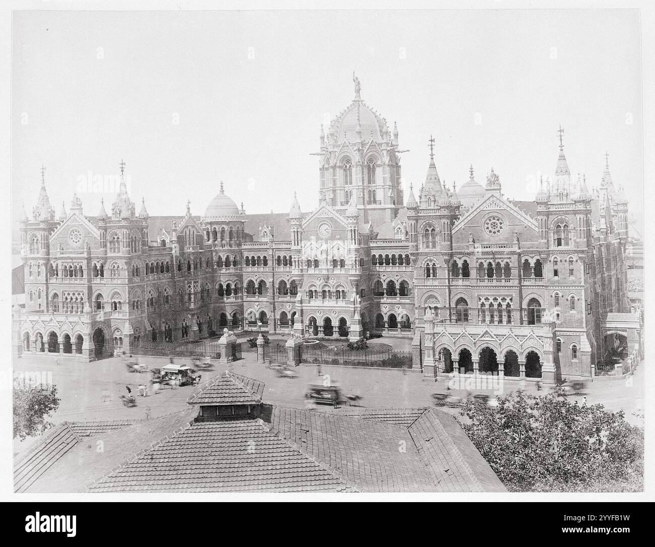 Bombay, Victoria Terminus Station - G.I.P.R. . Vintage Archive ...