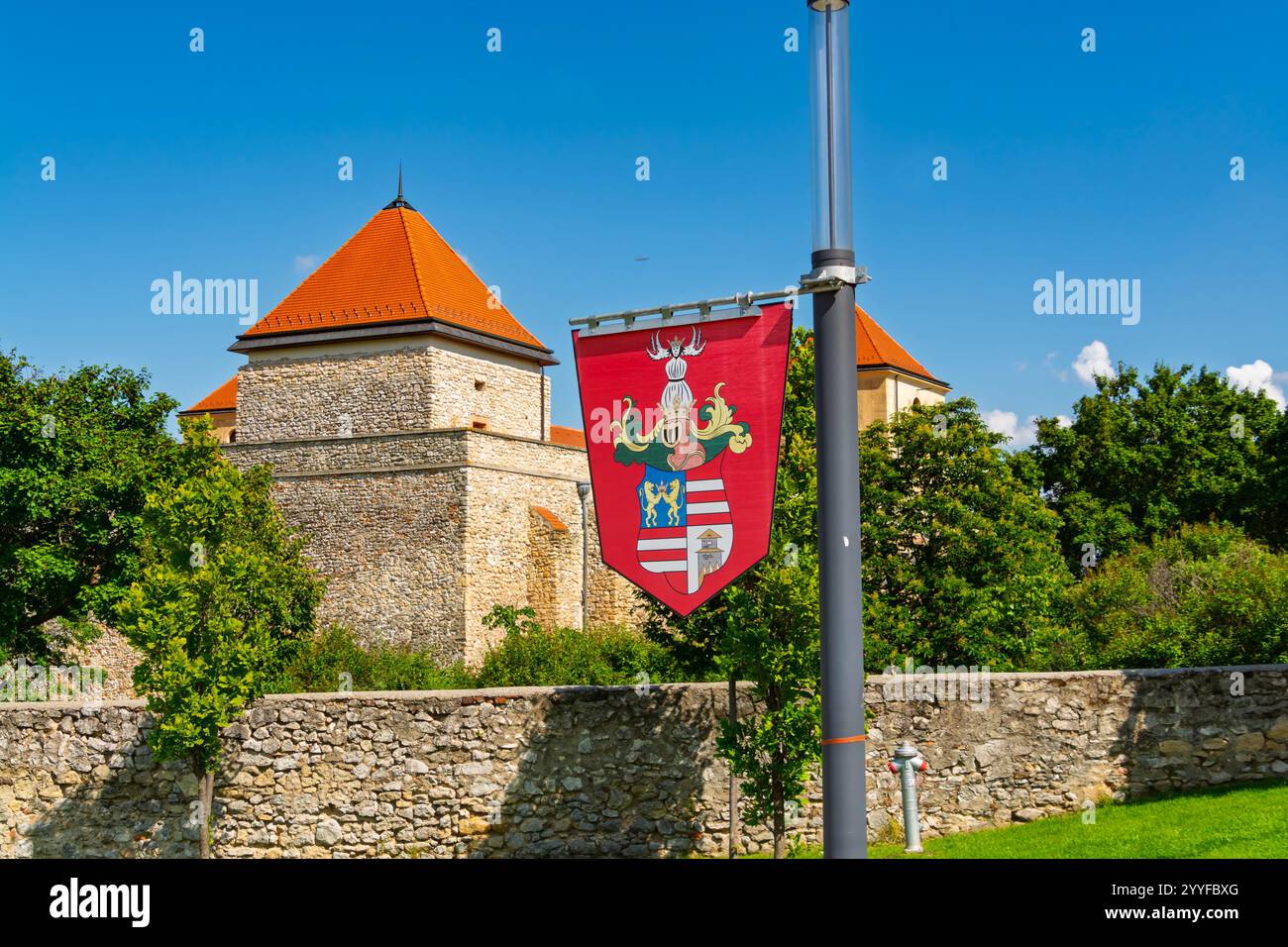 The Thury Castle of Varpalota in Veszprem county Stock Photo - Alamy