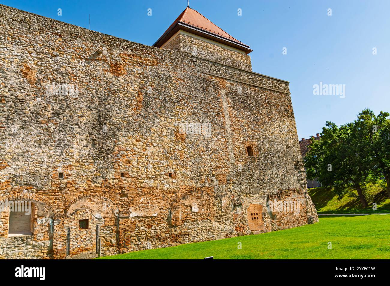 The Thury Castle of Varpalota in Veszprem county Stock Photo - Alamy