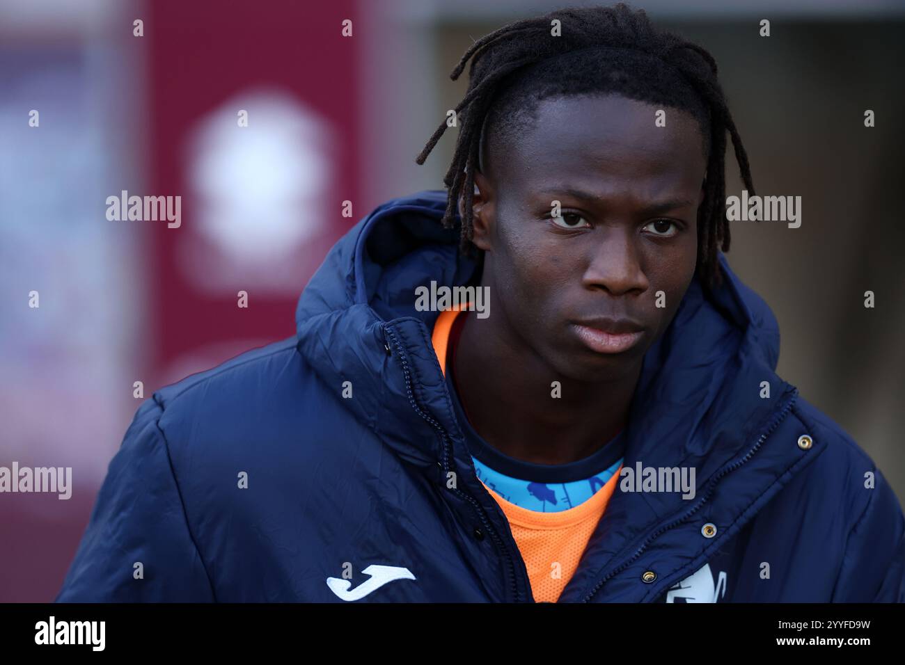 Torino, Italy. 21st Dec, 2024. Alieu Njie of Torino Fc looks on during ...