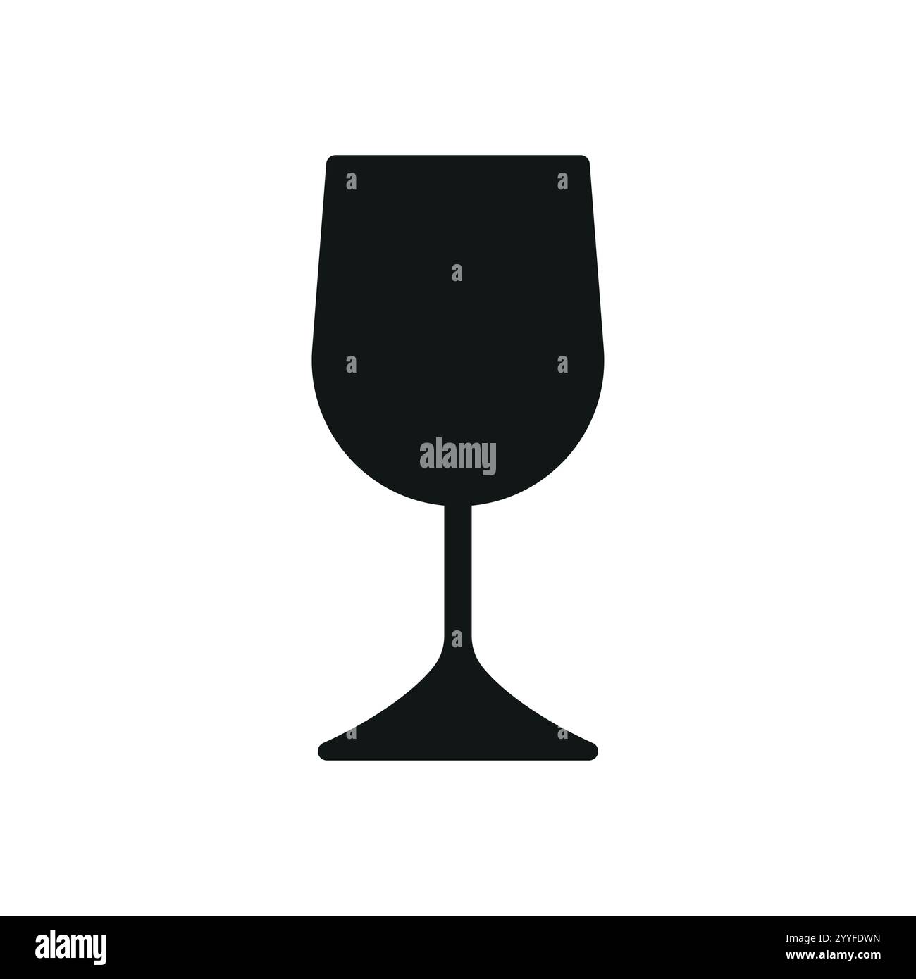 Wine glass drink icon featuring an elegant design with clean lines and ...