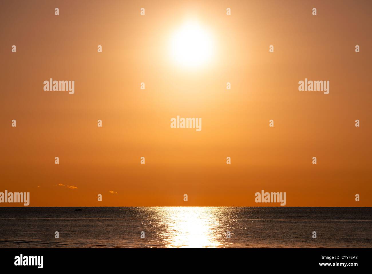 Bright sun glowing over reflective hi-res stock photography and images ...