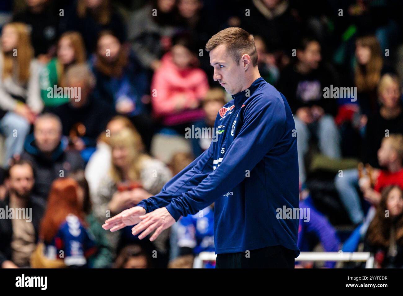 Stefan Salger (TV Grosswallstadt, #05) GER, ASV Hamm-Westfalen vs. TV ...
