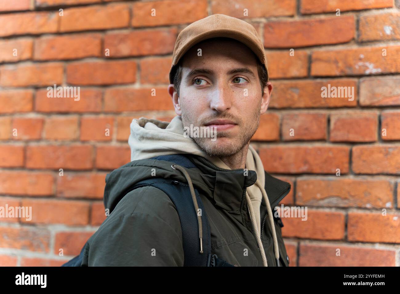 Young happy european traveler hi-res stock photography and images - Alamy