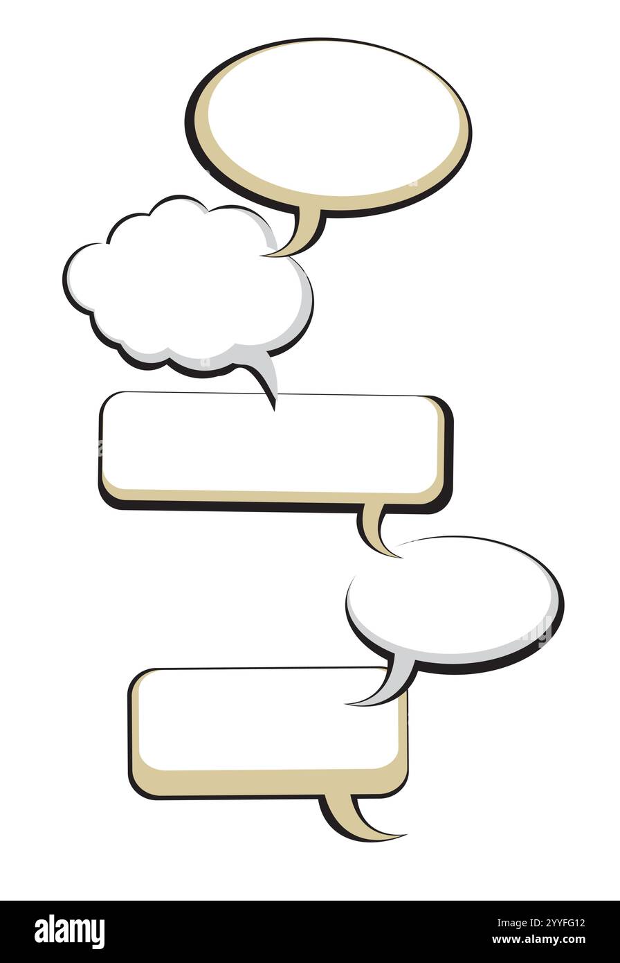 Frame template bubbles on Cut Out Stock Images & Pictures - Alamy