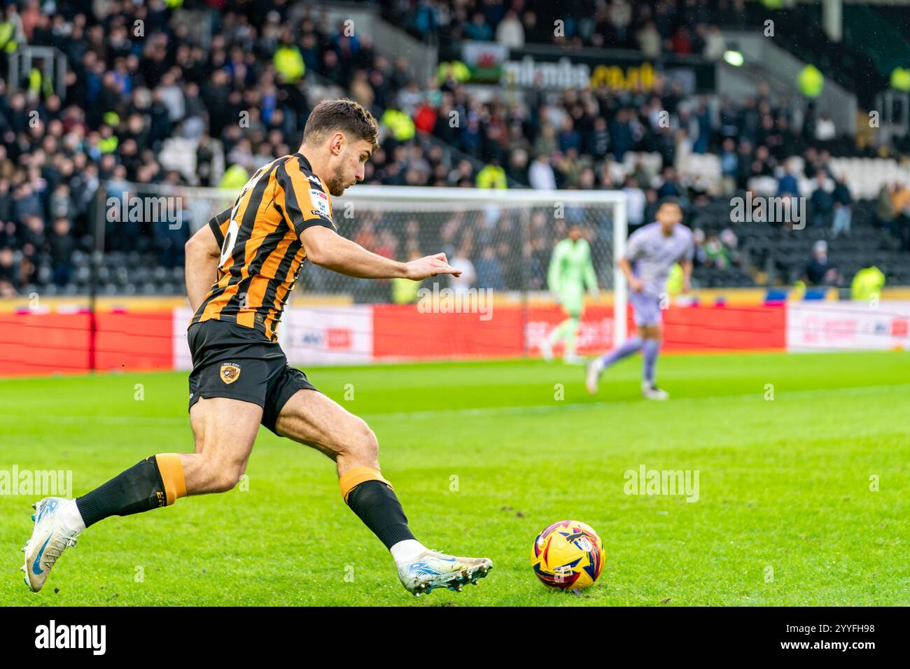 HULL, UK. 21 December 2024. EFL Championship Football League: Hull City ...