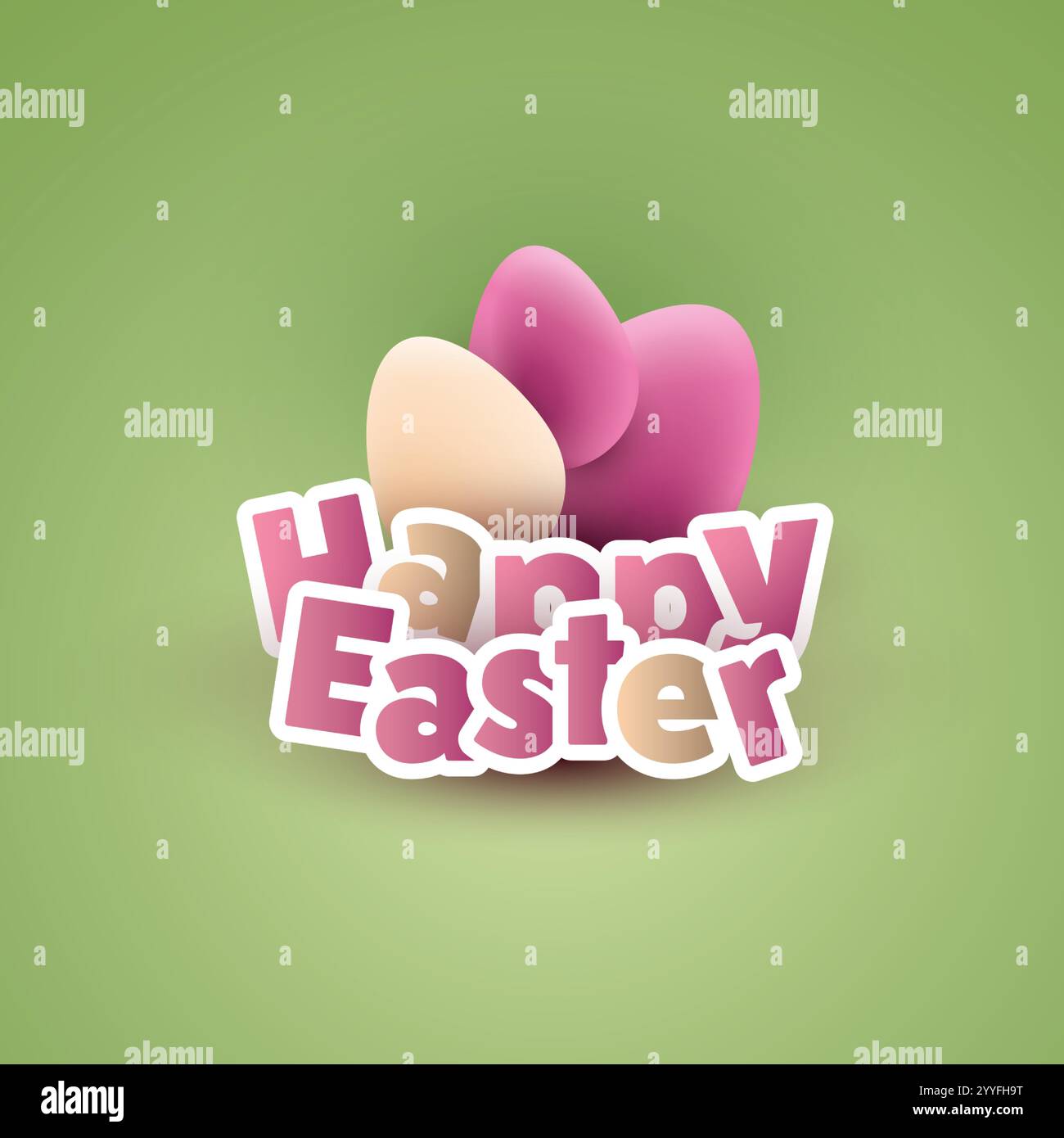 Many easter paper eggs Stock Vector Images - Alamy