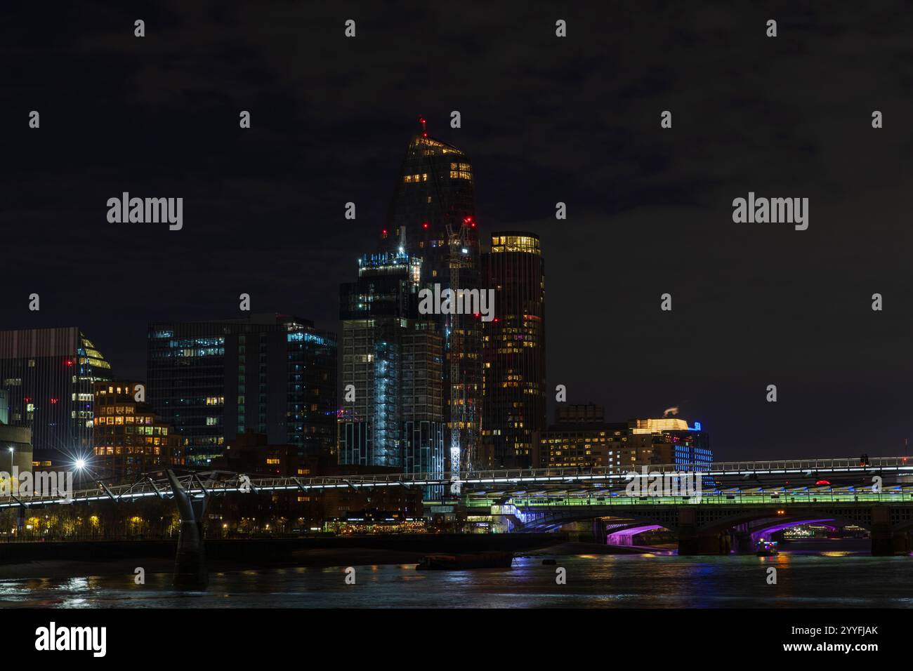 London Millennium Footbridge, Bankside Yards & One Blackfriars in ...