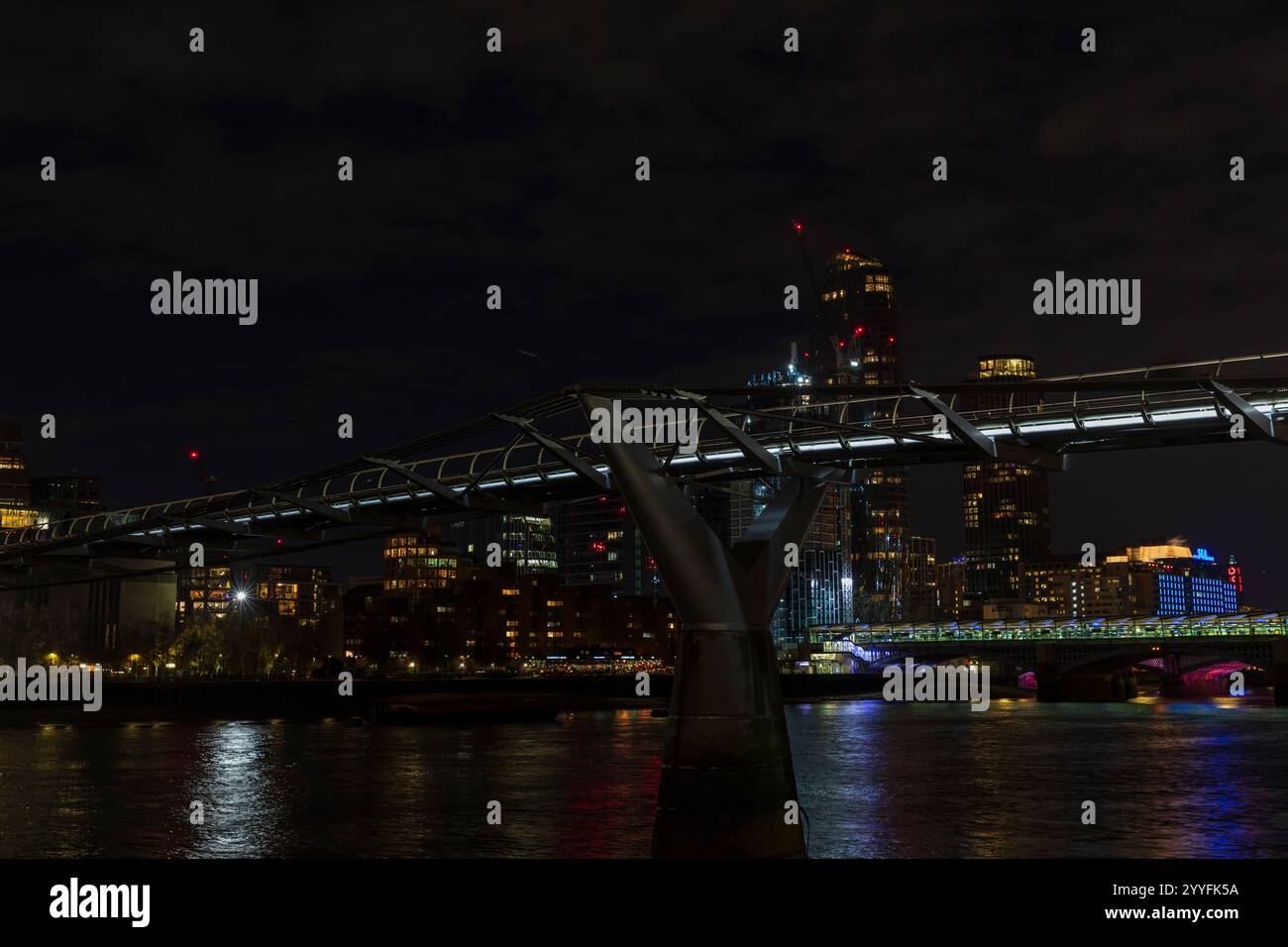 London Millennium Footbridge, Bankside Yards & One Blackfriars in ...