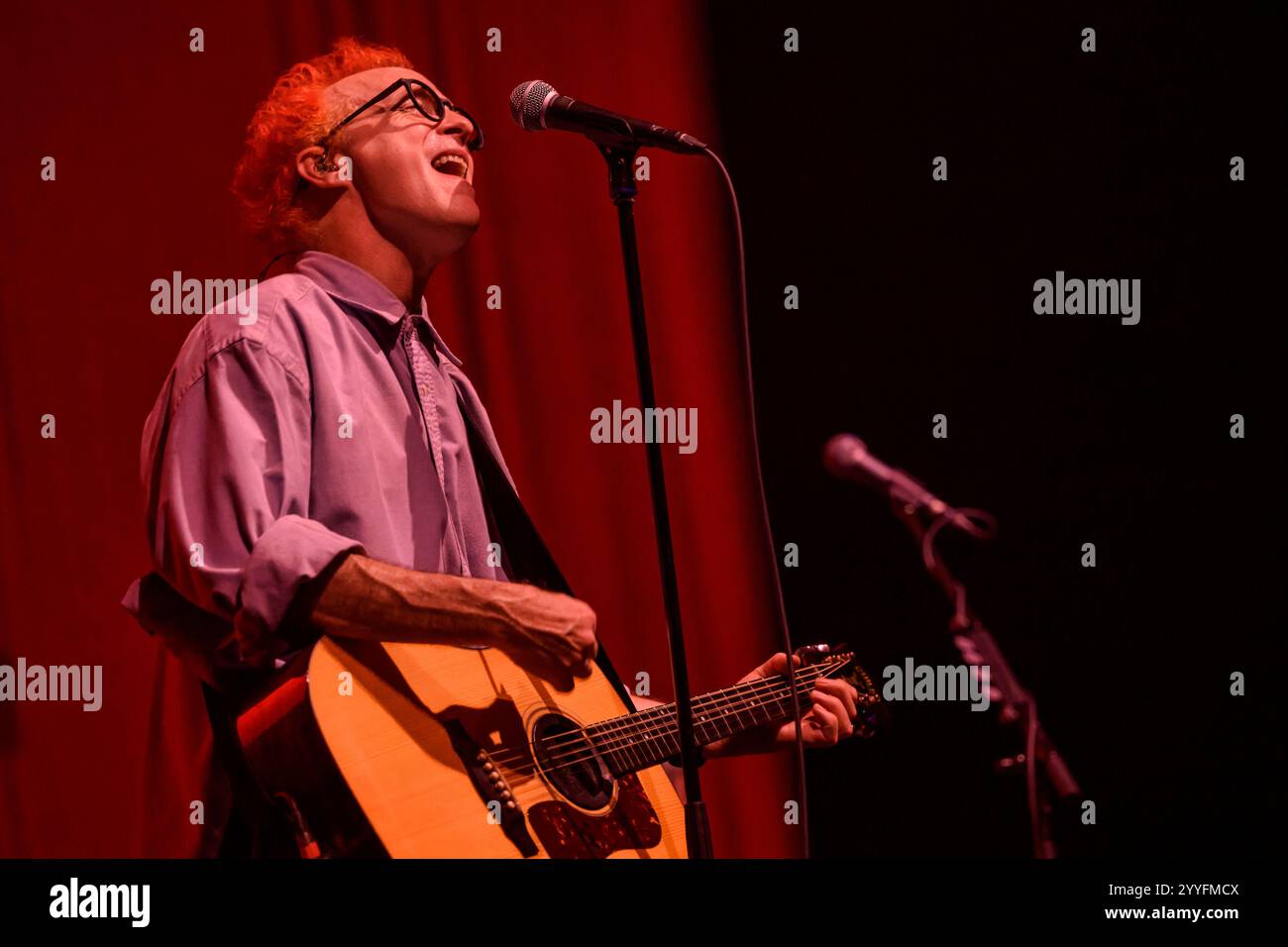 Glasgow, UK. 21st Dec, 2024. Fran Healy of Travis performs live on stage at the OVO Hydro ...