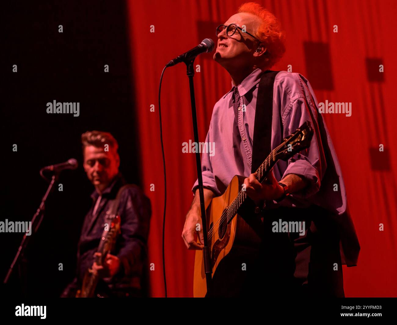 Glasgow, UK. 21st Dec, 2024. (L-R) Dougie Payne and Fran Healy perform live on stage at the OVO ...