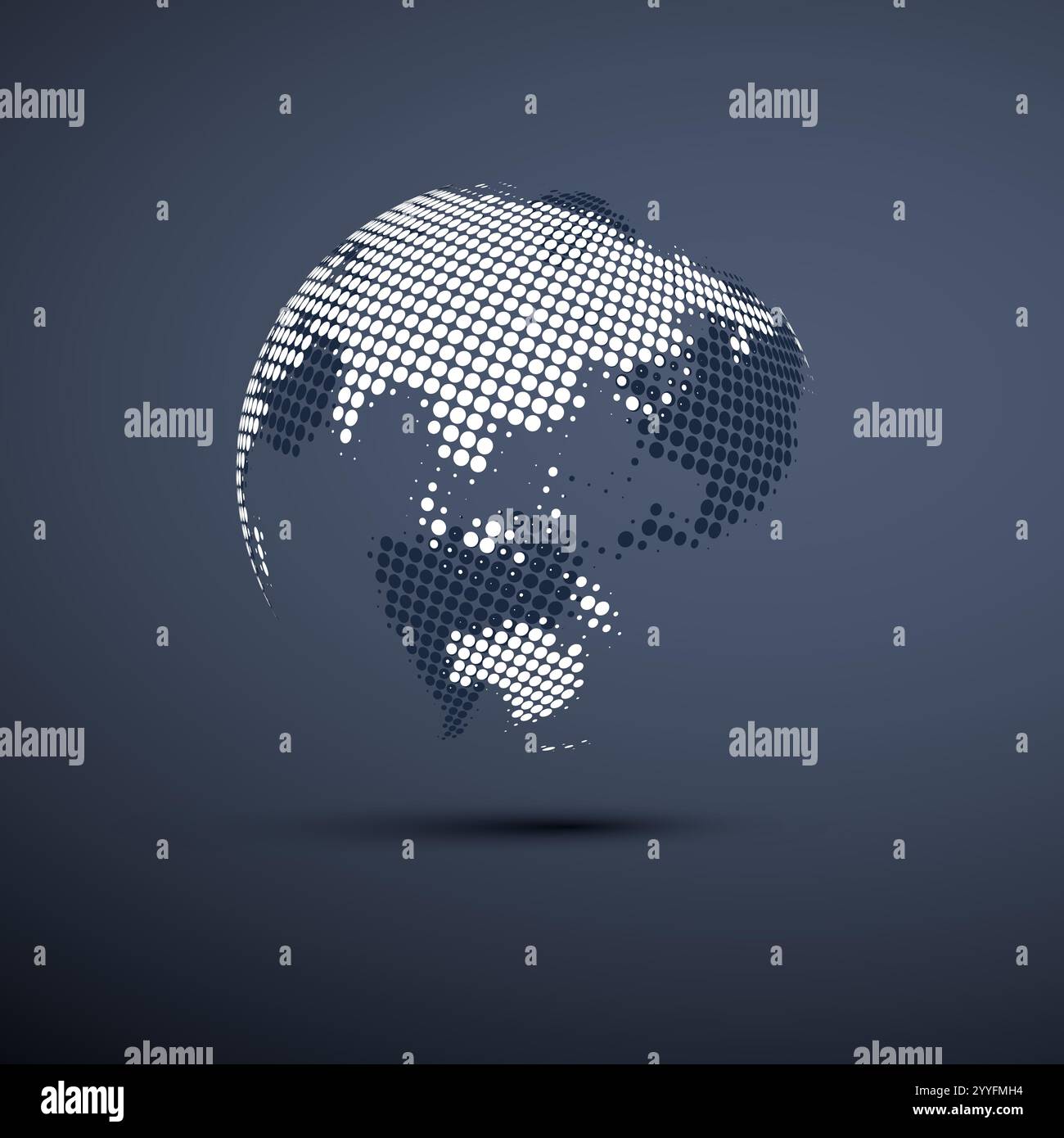 Big Transparent Spotted Earth Globe Design - Global Business ...