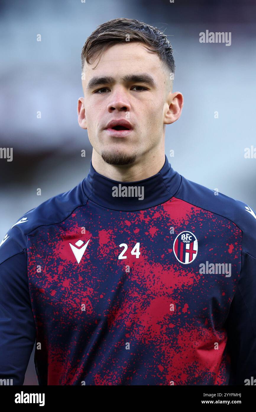 Torino, Italy. 21st Dec, 2024. Thijs Dallinga of Bologna Fc looks on ...
