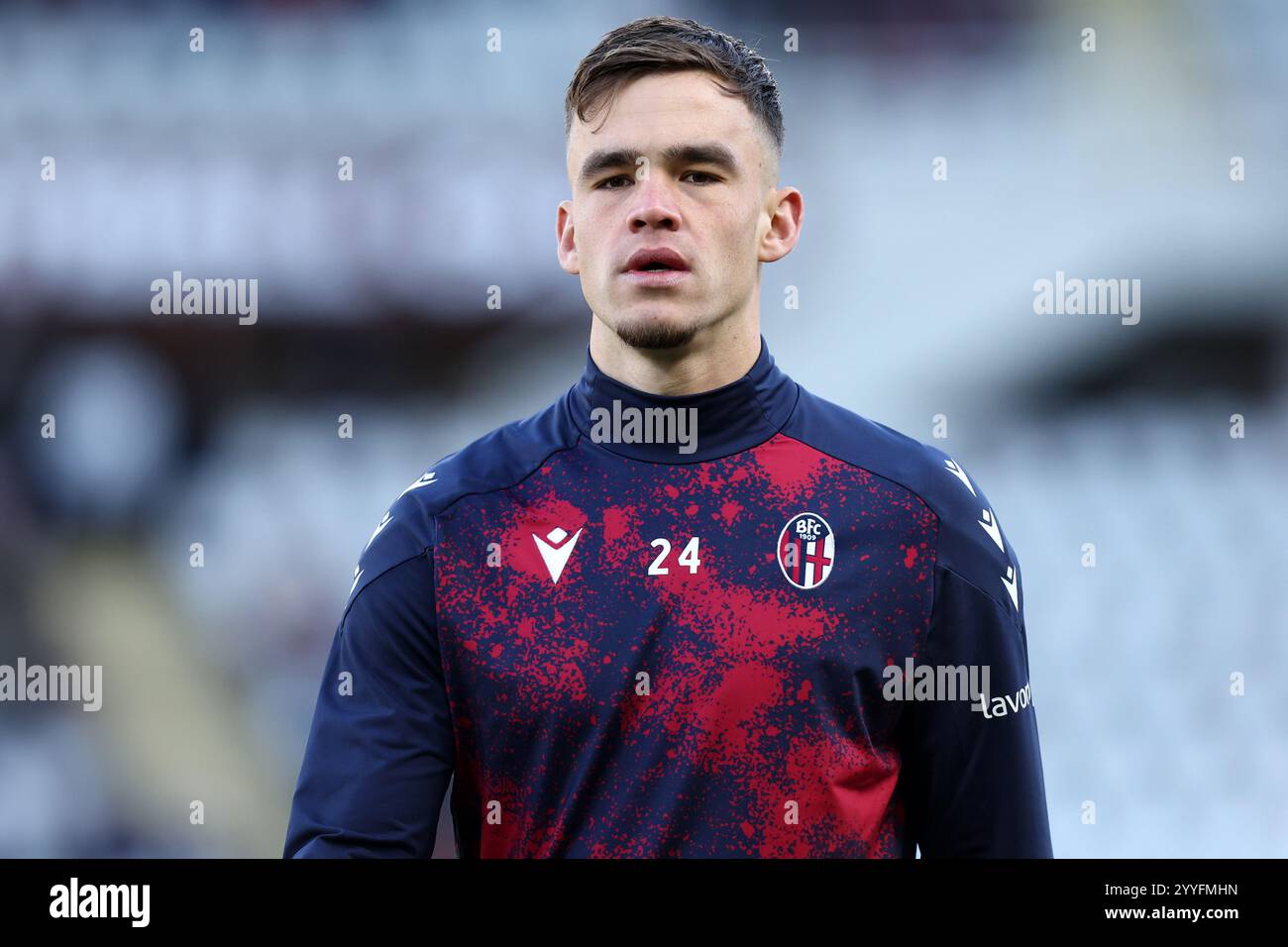 Torino, Italy. 21st Dec, 2024. Thijs Dallinga of Bologna Fc looks on ...