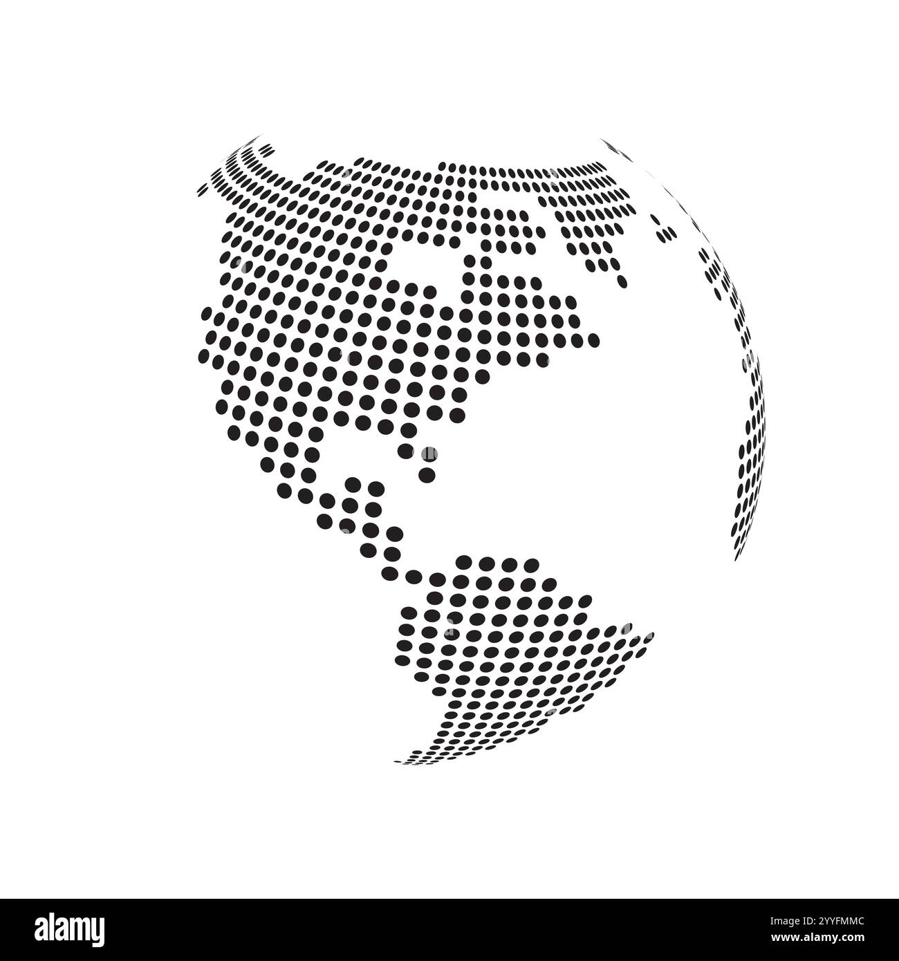 Big Black and White Transparent Spotted Earth Globe Design - Global ...