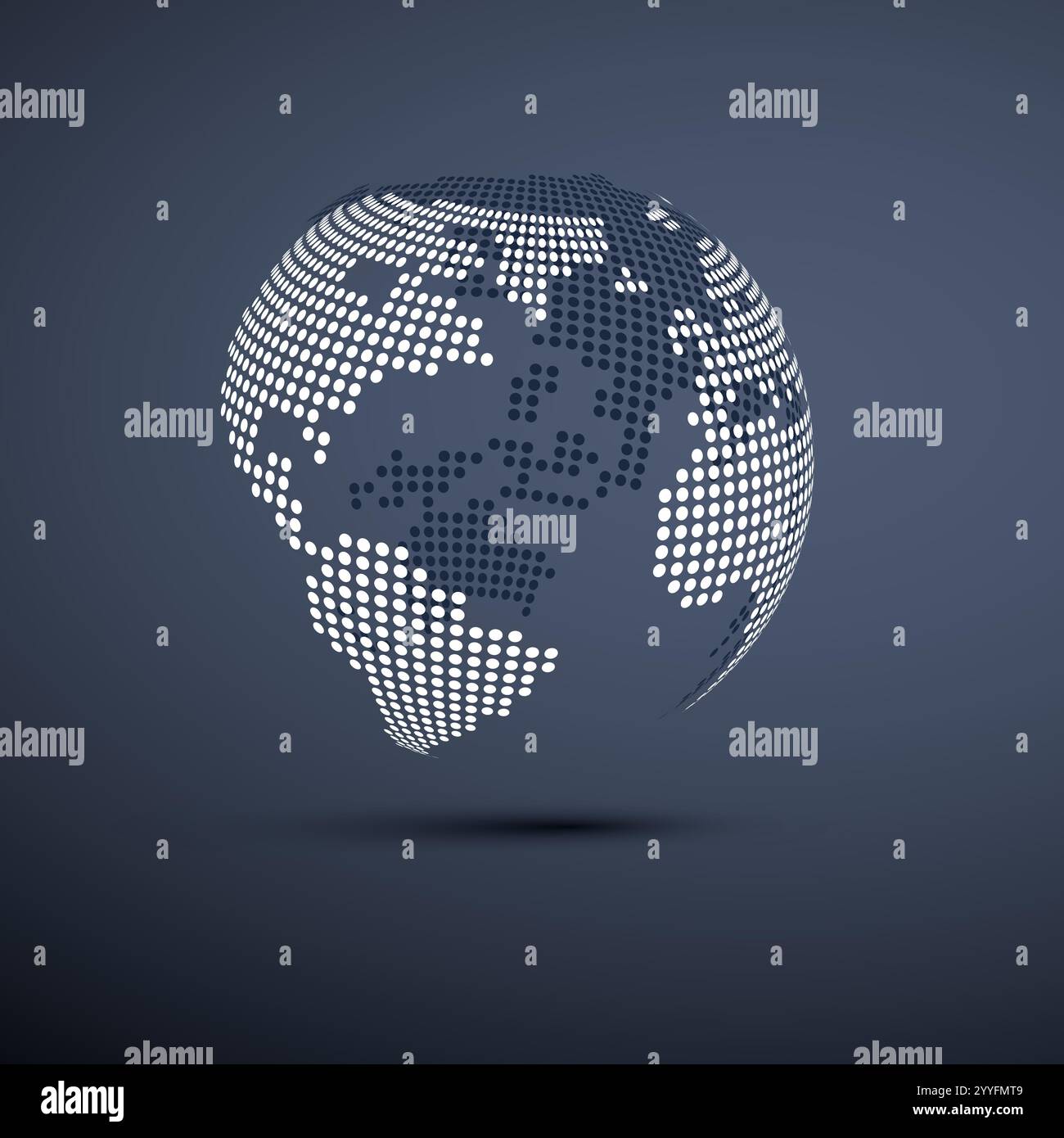 Big Transparent Spotted Earth Globe Design - Global Business ...