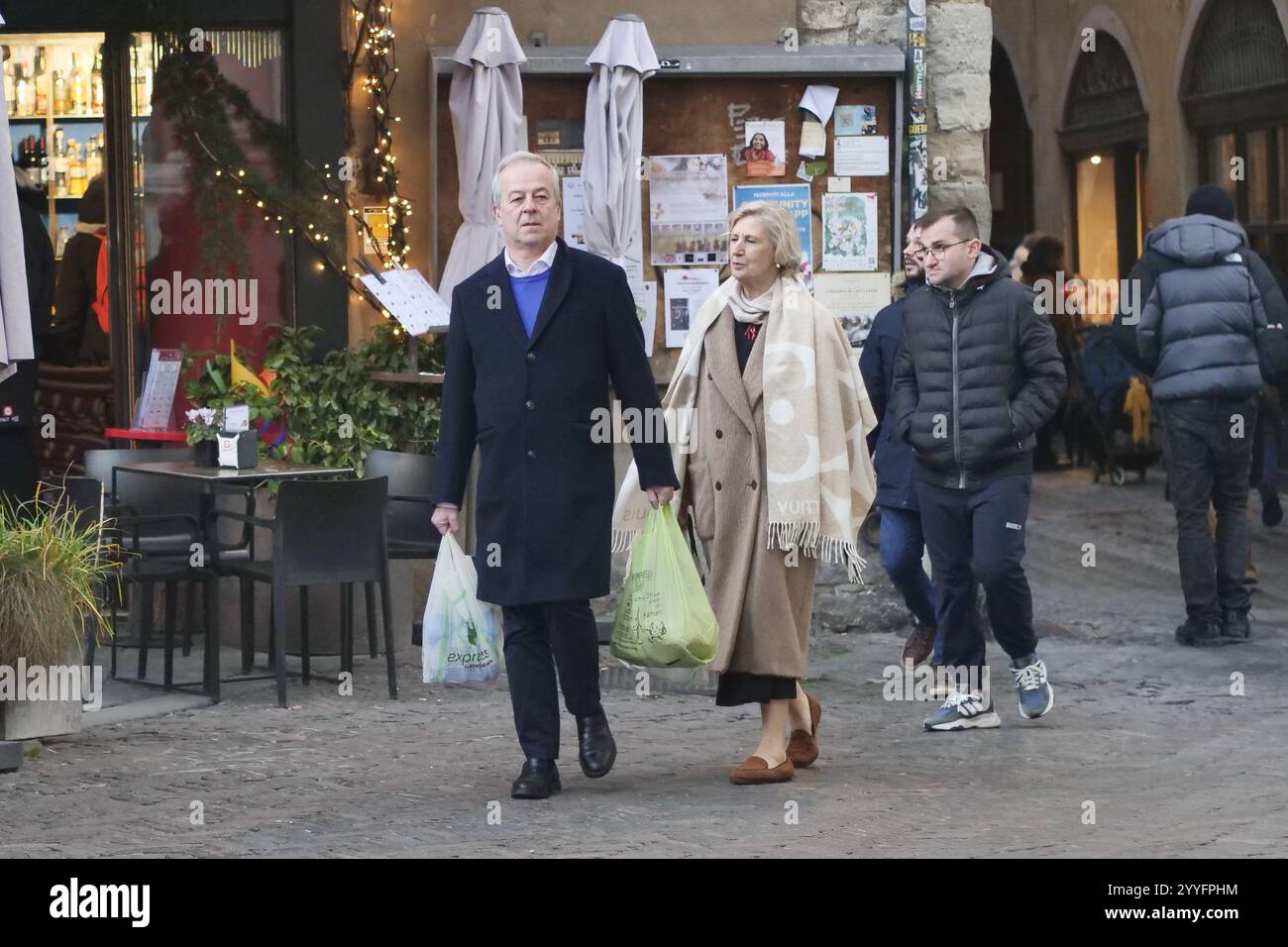Bergamo, Italy. 22nd Dec, 2024. Dr. Franco Locatelli of the Superior ...