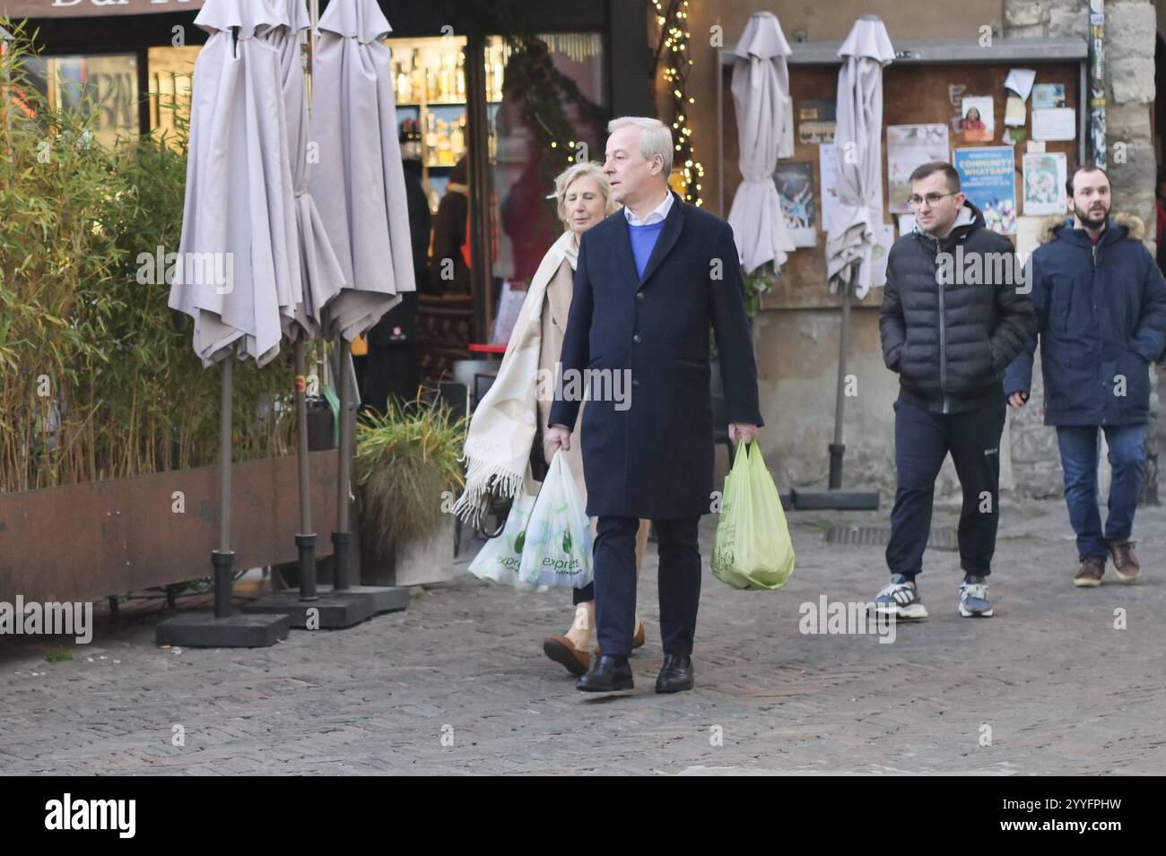 Bergamo, Italy. 22nd Dec, 2024. Dr. Franco Locatelli of the Superior ...