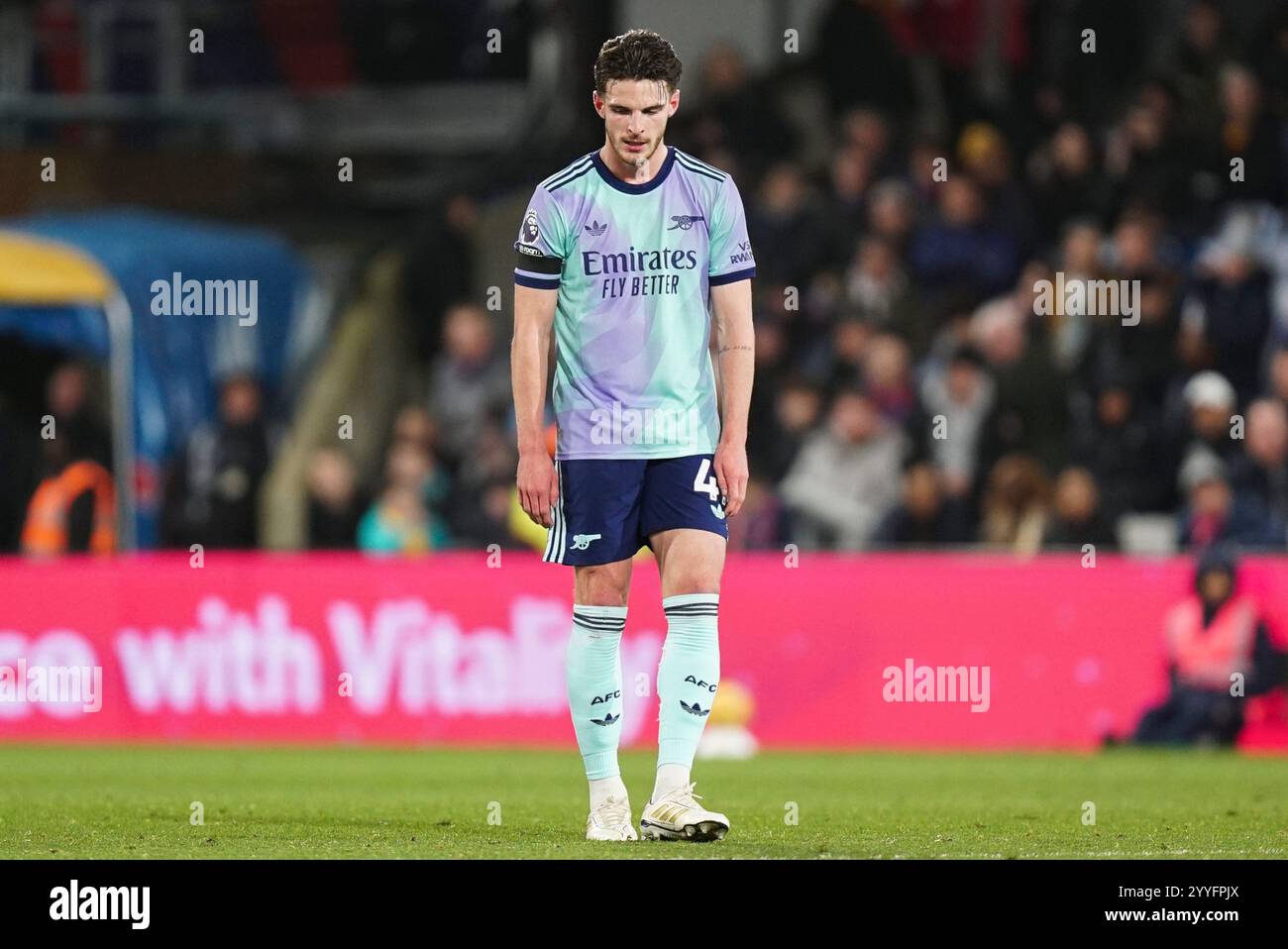 London, UK. 21st Dec, 2024. Declan Rice of Arsenal during the Crystal ...