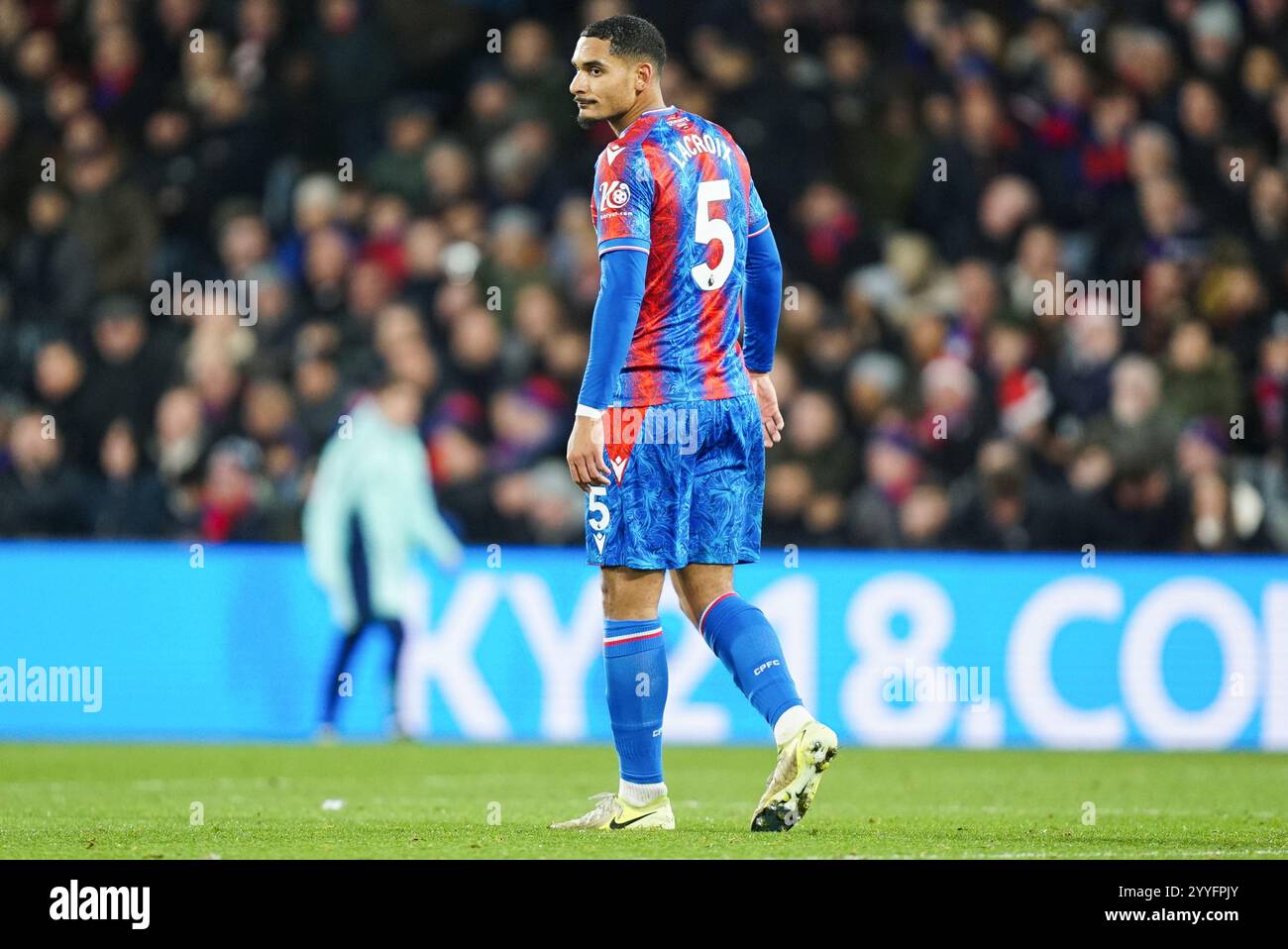 London, UK. 21st Dec, 2024. Maxence Lacroix of Crystal Palace during ...