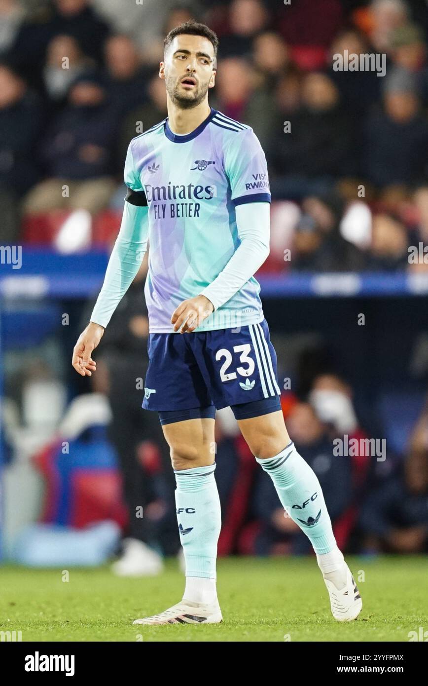 London, UK. 21st Dec, 2024. Mikel Merino of Arsenal during the Crystal ...
